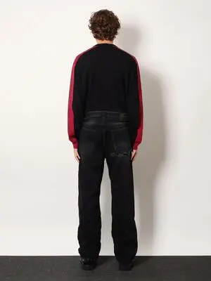 Balenciaga Black Denim Jeans - Multicolor