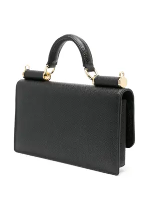 Dolce & Gabbana Embossed Iguana Print Leather Clutch