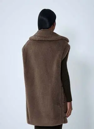 Max Mara Camel-hair Gilet - Brown