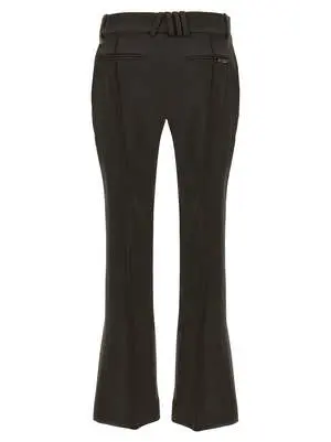 Attico Flared Cropped Pants