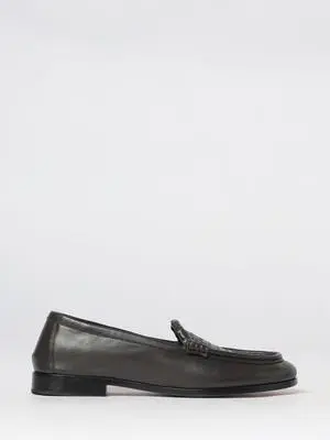 Bottega Veneta Silenzio Intrecciato Lambskin Leather Loafers - Brown