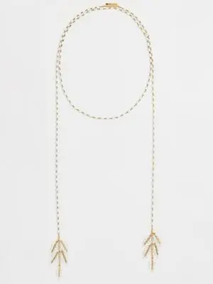 Isabel Marant Étoile Brass Scarf Necklace - Multicolor