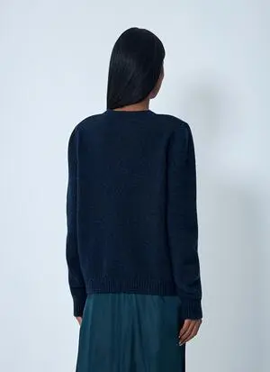 MAISON MARGIELA Wool-blend Crewneck Sweater - Brown