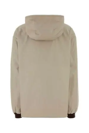 Miu Miu Sand Panama Jacket - Brown
