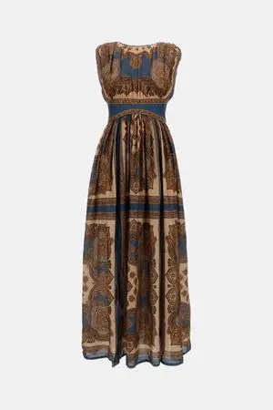 Zimmermann Mahon Waisted Maxi Dress - Multicolor
