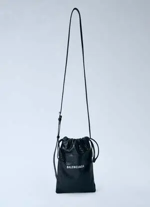 Balenciaga Shopper Phone Holder - Black
