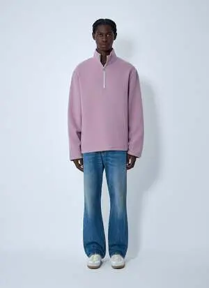 RIER Zip-up Fleece Sweatshirt