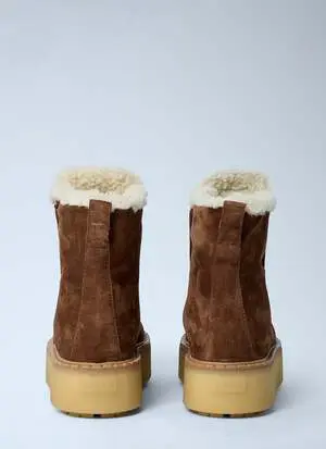 Prada Suede Boots - Brown
