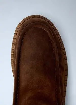 Prada Suede Boots - Brown