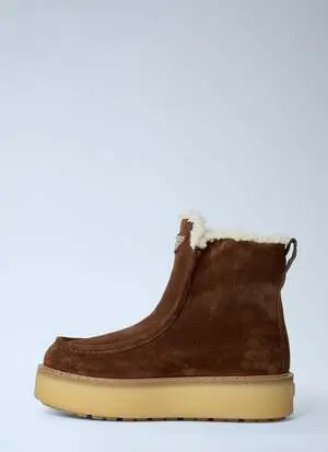 Prada Suede Boots - Brown