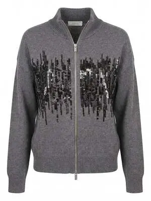 Peserico Round Neck Sweater - Multicolor