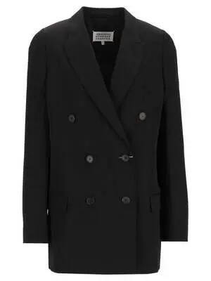 MAISON MARGIELA Double-breasted Blazer - Black