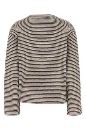 Miu Miu Embroidered Cotton Blend Oversize T-shirt
