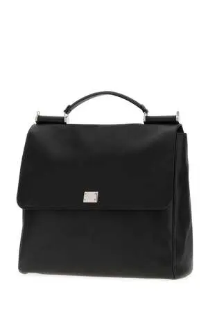 Dolce & Gabbana Leather Sicily Briefcase