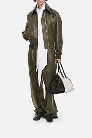 Bottega Veneta Shiny Leather Blouson