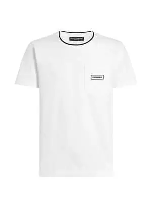 Dolce & Gabbana Cotton T-shirt With Logo - White