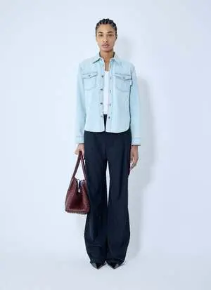 Bottega Veneta Extra Bleach Denim Shirt