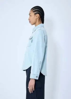 Bottega Veneta Extra Bleach Denim Shirt