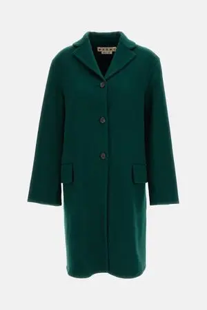 Marni Wool And Cashmere Coat - Multicolor