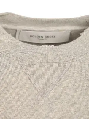 GOLDEN GOOSE Oversized Cotton Sweatshirt - Gray