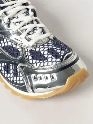 Bottega Veneta Orbit Technical Mesh Sneakers - Blue