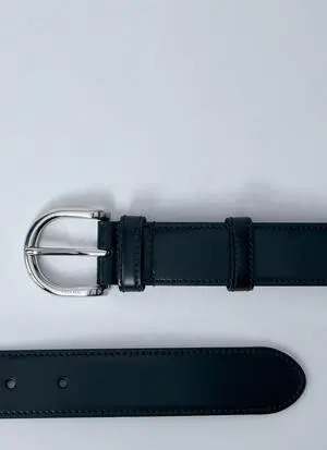 Prada Smooth-grain Leather Belt - Black