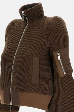Sacai Wool Knit Blouson