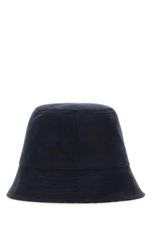 Loewe Navy Canvas Reversibile Bucket Hat