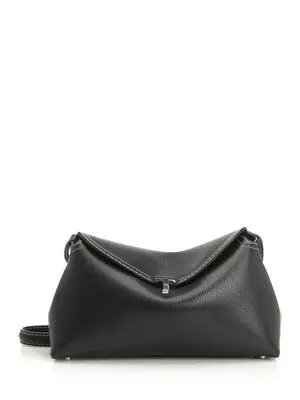 TOTEME T-lock Large Clutch - Black