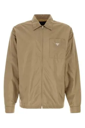 Prada Cappuccino Re-nylon Shirt - Brown