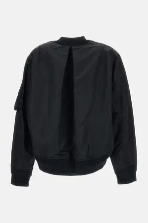 Sacai Nylon Twill X Cotton Knit Cardigan