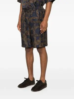 Loewe Printed Silk Shorts