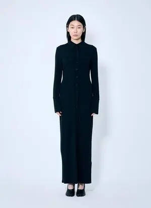 Sportmax Crepe Jersey Shirt Dress