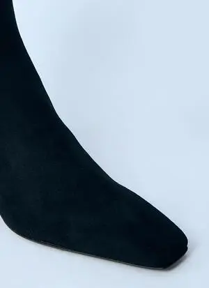 TOTEME Suede Boots - Black