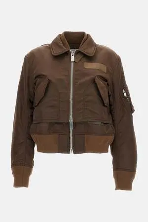 Sacai Nylon Twill Blouson - Multicolor
