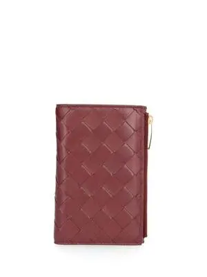 Bottega Veneta Medium Bi-fold Braided Wallet - Multicolor