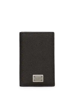 Dolce & Gabbana Dauphine Print Bi-fold Card Holder - Black