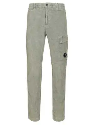 C.P. COMPANY Velvet Trousers - Gray