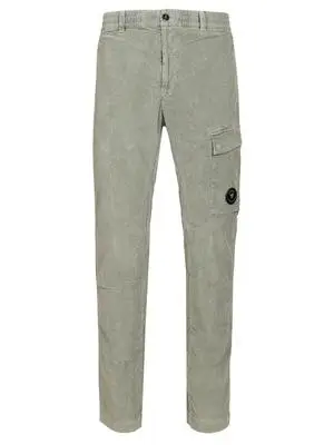 C.P. COMPANY Cotton Corduroy Trousers - Gray