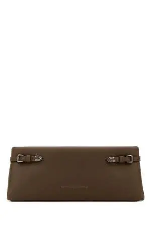 Brunello Cucinelli Mud Leather Clutch - Brown