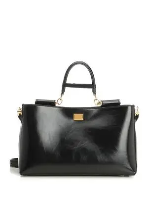 Dolce & Gabbana Vittorio Leather Bag - Black