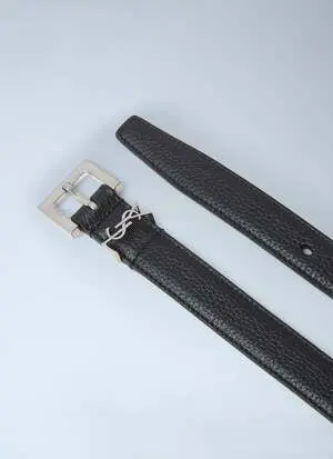 Saint Laurent Cassandre Thin Belt