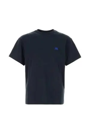 JIL SANDER T-shirt With Embroidered Logo - Black