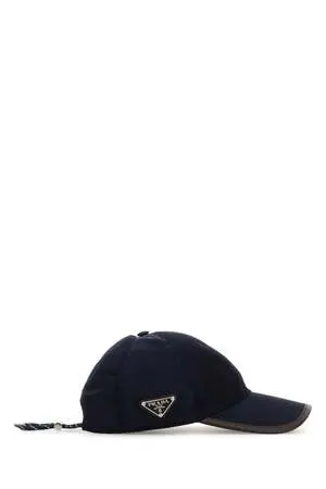 Prada Navy Re-nylon Baseball Cap