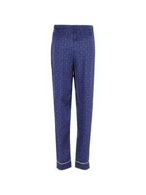 FORTE_FORTE Le Club Pajama Pants - Blue