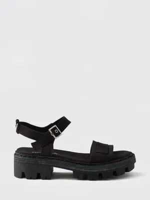 Prada Cotton Canvas Sandal - Black