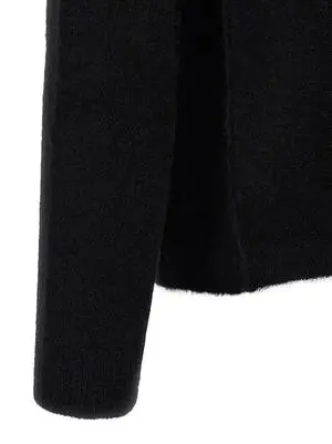 Rick Owens Ls Top' Sweater - Black