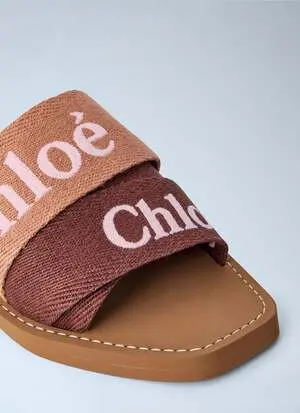 Chloé Woody Slides - Pink