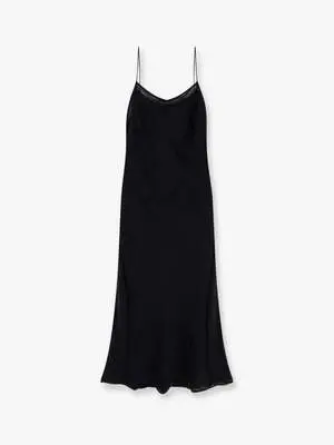 TOTEME Long Silk Dress - Black