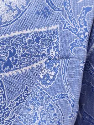 Etro Silk Blend Single-breasted Blazer - Multicolor